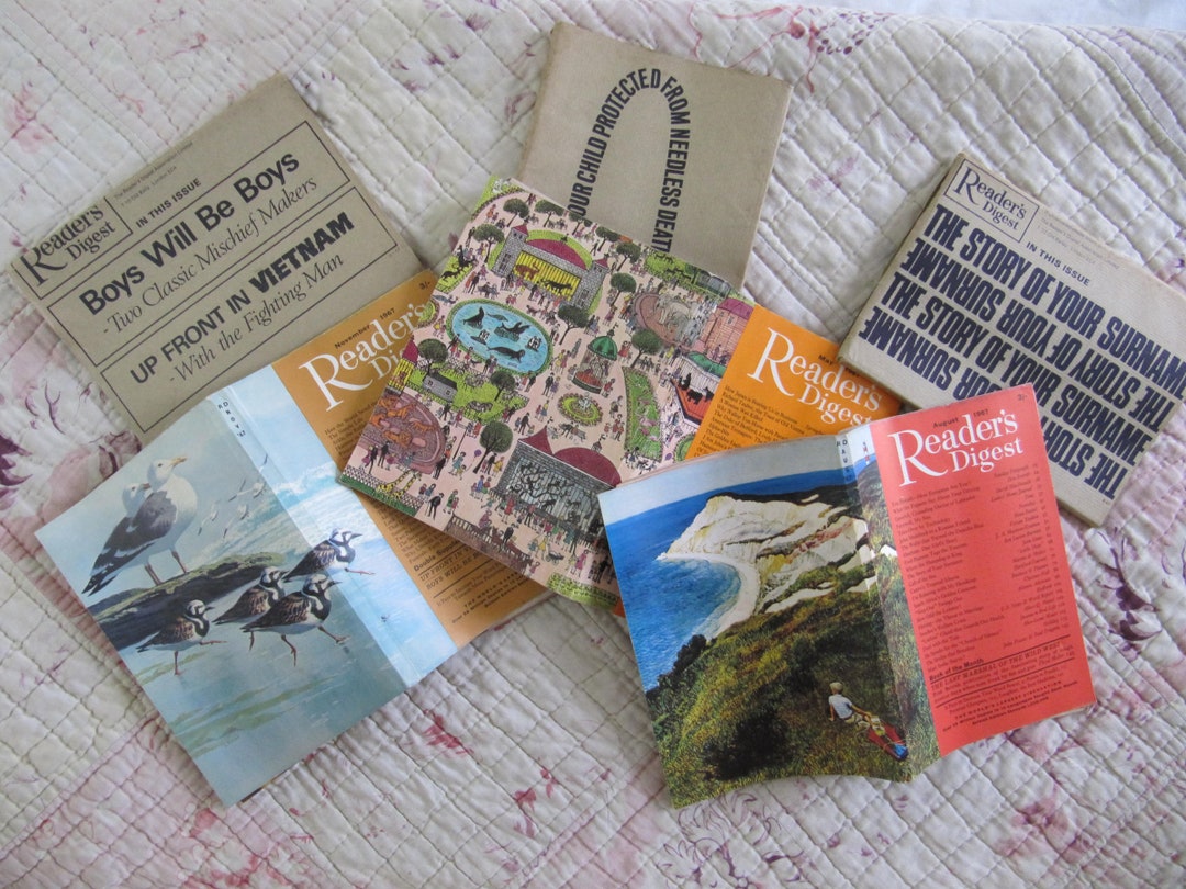 Fantastic Trio of Vintage 1960s READERS DIGEST Magazines in Original ...