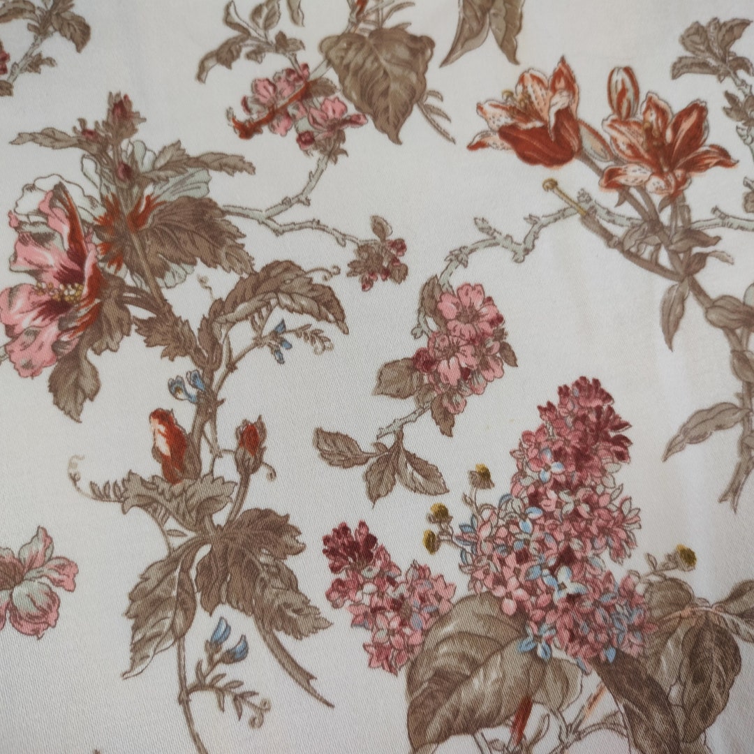 Huge PAIR Vintage Crowson camilla Curtains113 Wide X 61 Drophighly ...