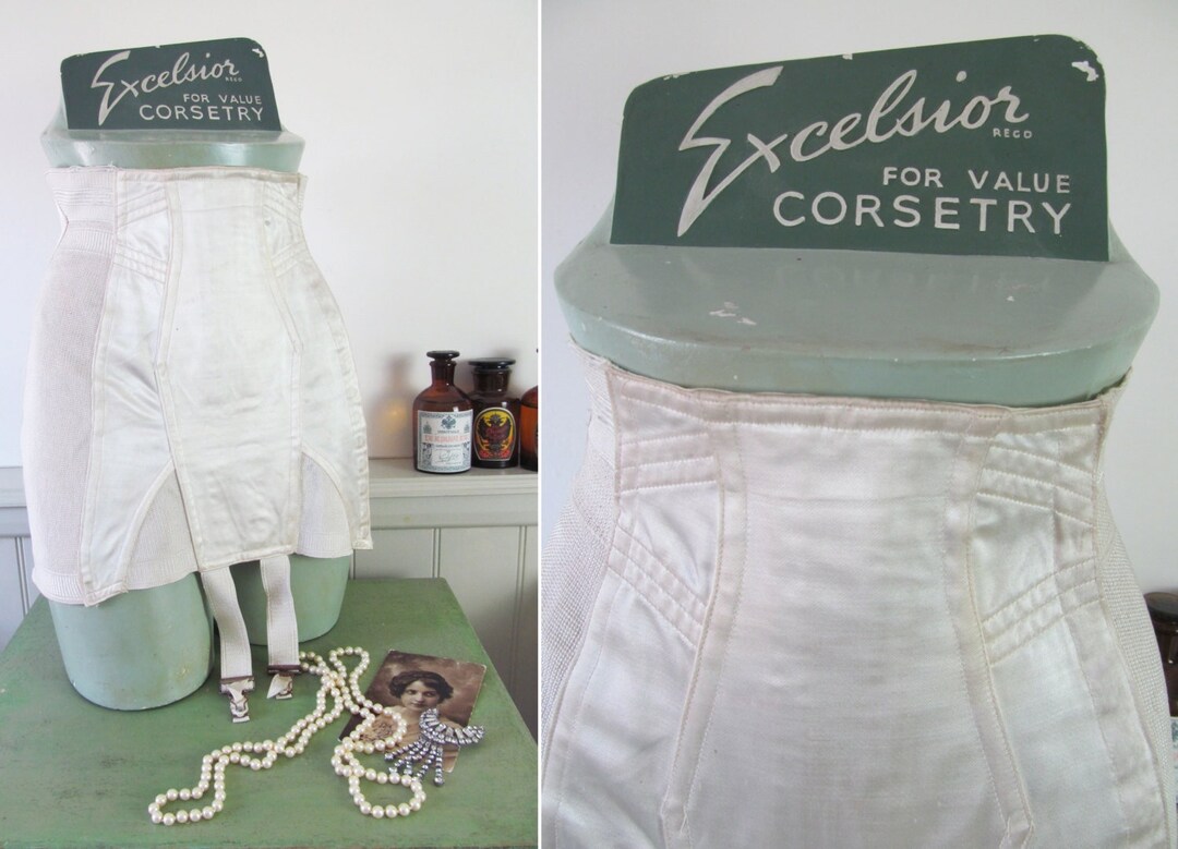 Superb Vintage Shop Display Corset Mannequin~excelsior~complete With ...