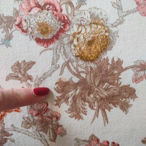 Huge PAIR Vintage Crowson camilla Curtains113 Wide X 61 Drophighly ...