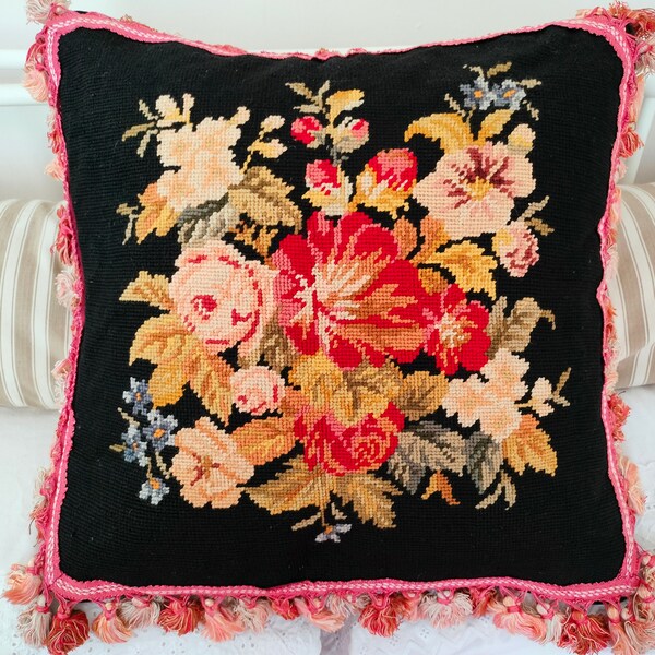 Needlepoint Cushion - Etsy