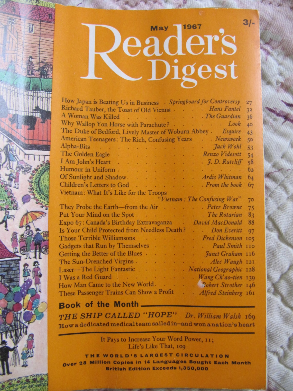 Fantastic Trio of Vintage 1960s READERS DIGEST Magazines in - Etsy