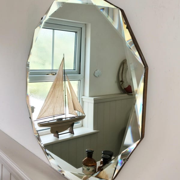 Bevelled Mirror - Etsy