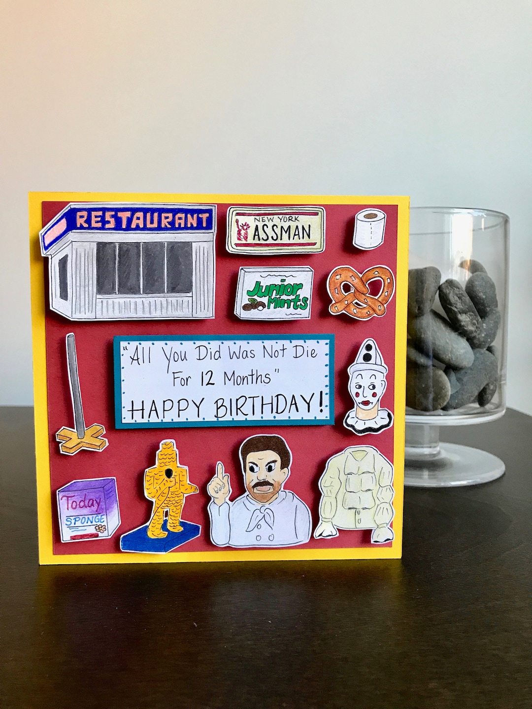 Seinfeld Birthday Card, Funny Seinfeld Card - Etsy