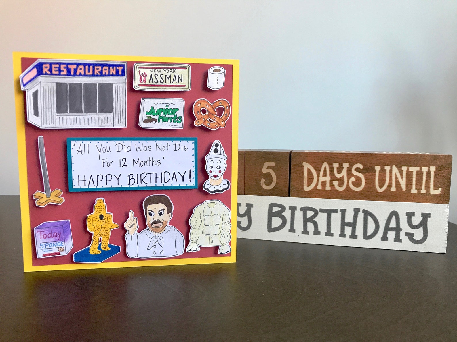 Seinfeld Birthday Card Funny Seinfeld Card | Etsy
