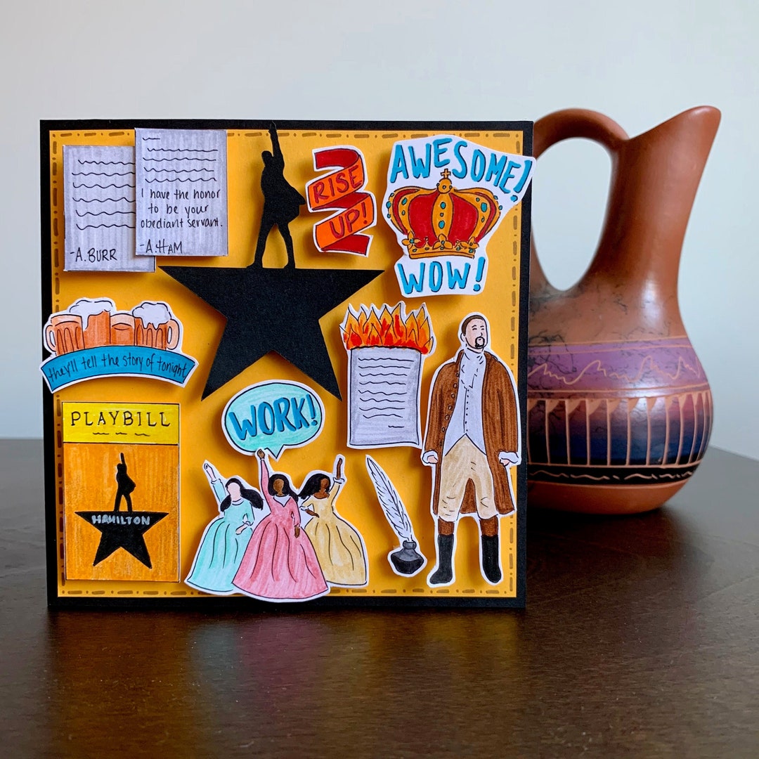 Hamilton Birthday Card, Hamilton Broadway Card, NYC Broadway Card - Etsy