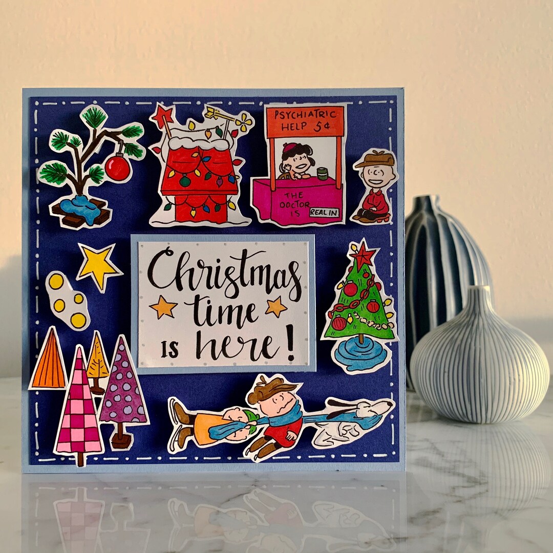 A Charlie Brown Christmas Card - Etsy