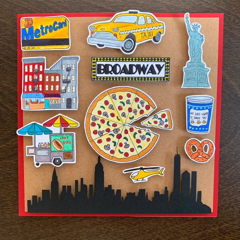 NYC Card NYC Just Because Card NYC Surprise Trip Card New | Etsy