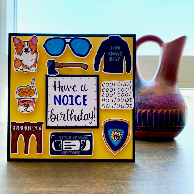 Brooklyn Nine-nine Birthday Card - Etsy