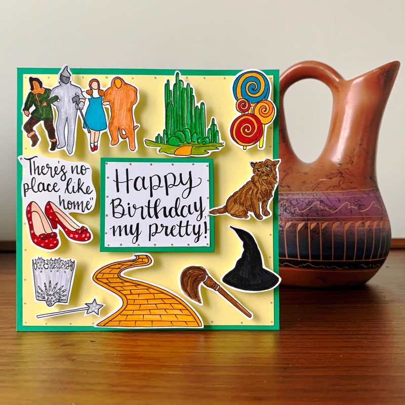 Wizard of Oz Card - Etsy