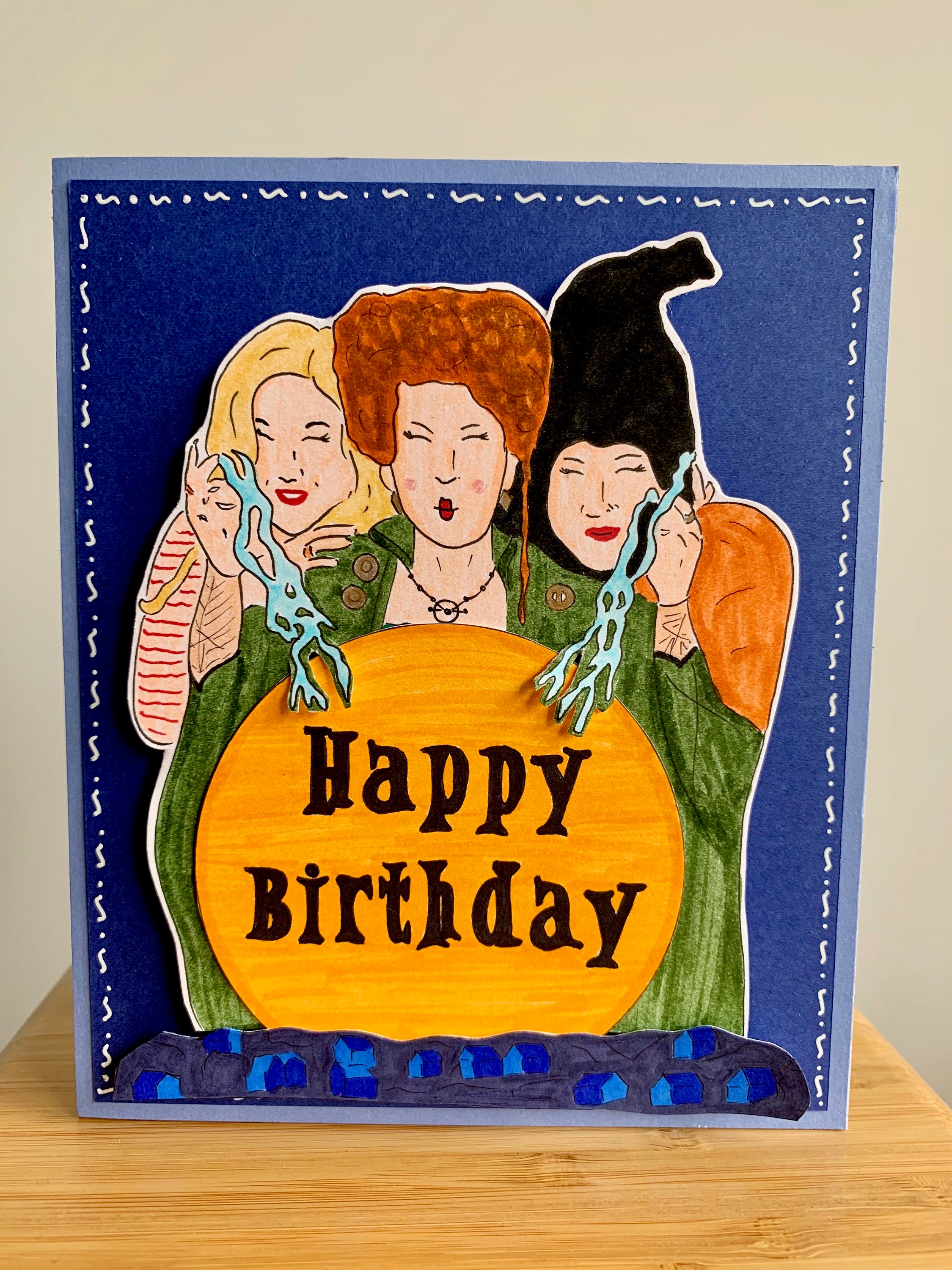 Hocus Pocus Birthday Card, Hocus Pocus Halloween Card - Etsy UK