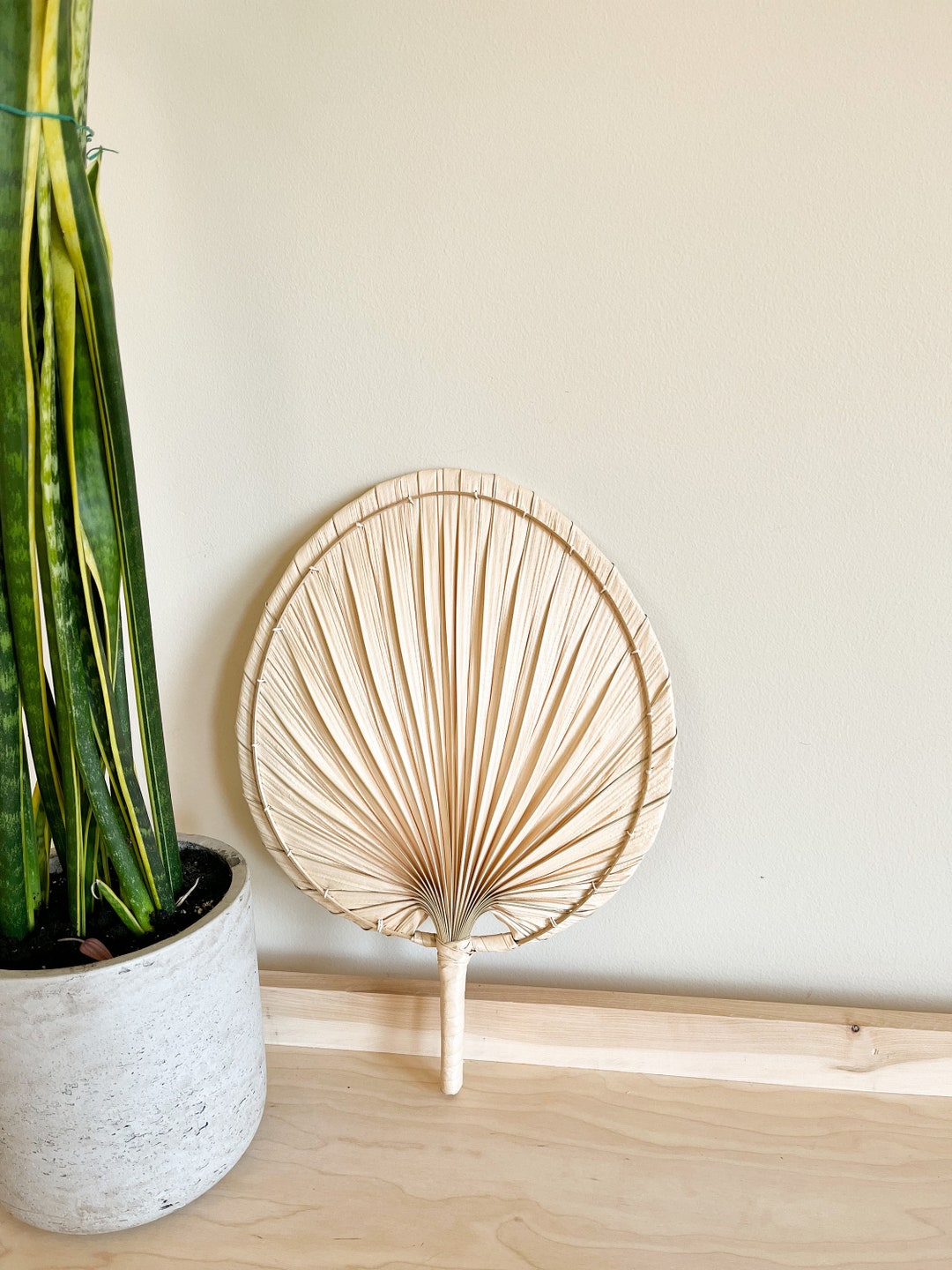 Palm Leaf Hand Fan, Straw Woven Fan, Palm Fan for Party Decoration ...