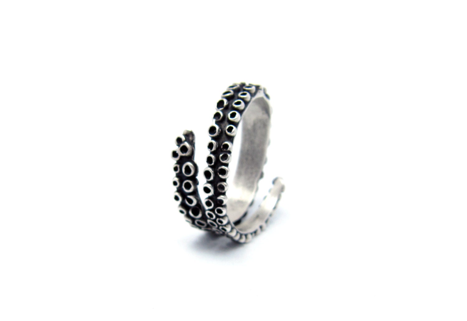 Octopus Ring, Tentacle Ring, Adjustable Ring , Biker Jewelry, Unique ...
