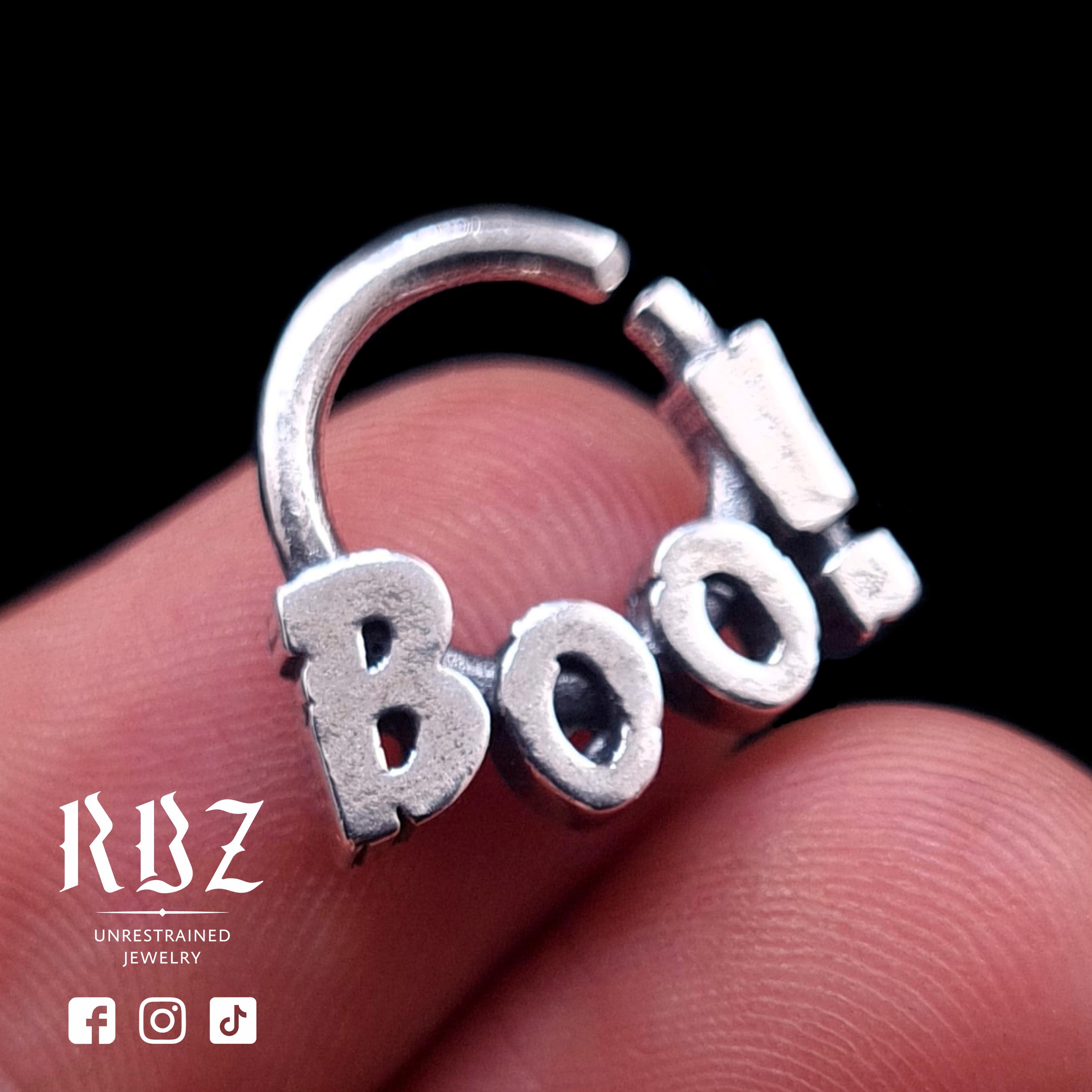 Ghost Septum Ring, Goth Septum Ring, Septum Ring 16g, Septum Ring 14g ...