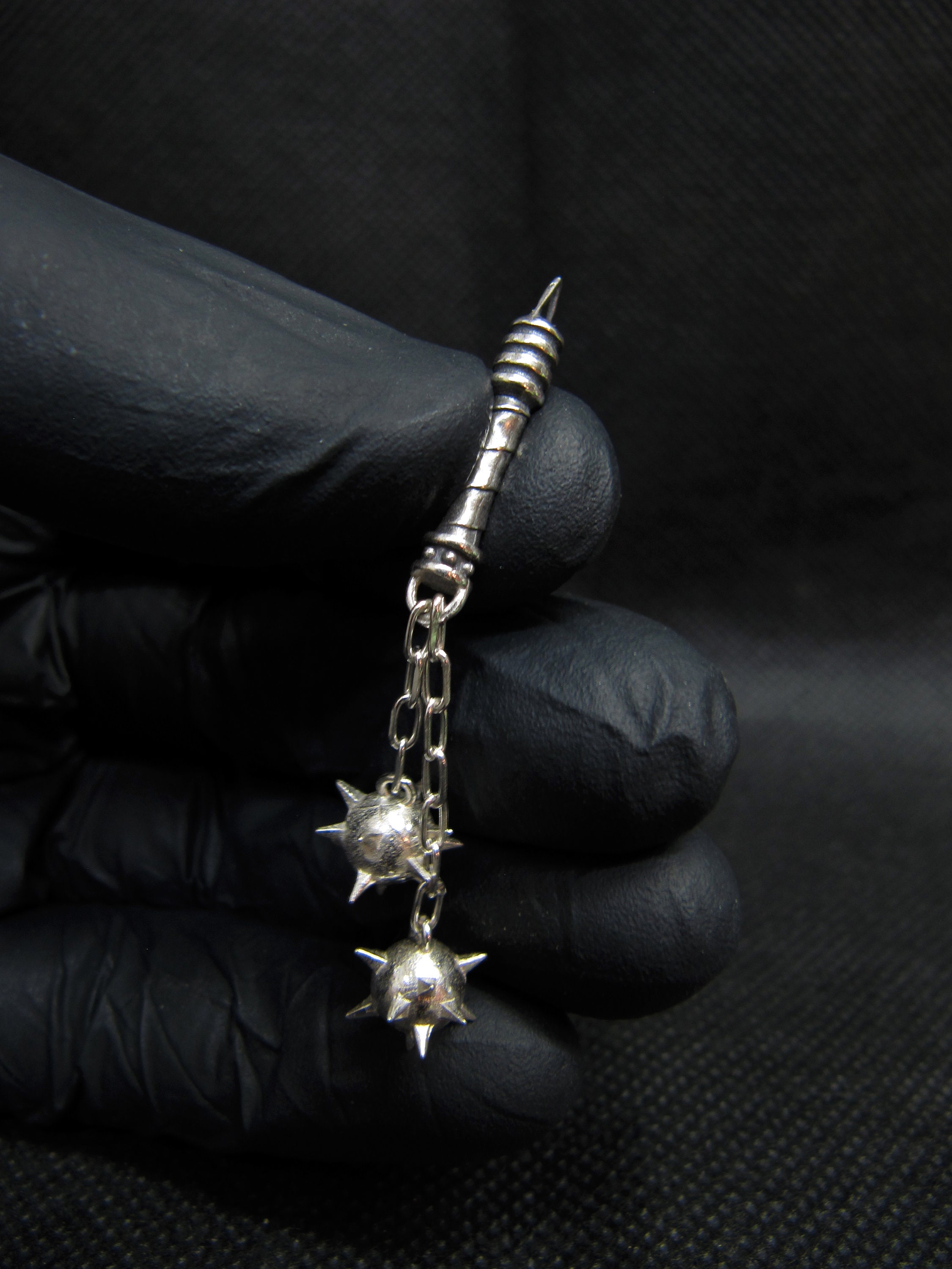 Ball and Chain Spiked Ball Flail Medieval Weapon Morning | Etsy