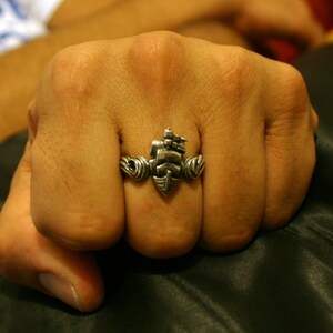 Ship Ring, Boat Ring, Nautical Ring, Sailboat Ring, Wave Ring, Ocean ...