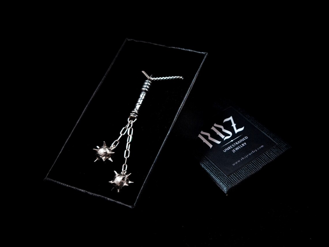 Ball and Chain Spiked Ball Flail Medieval Weapon Morning | Etsy