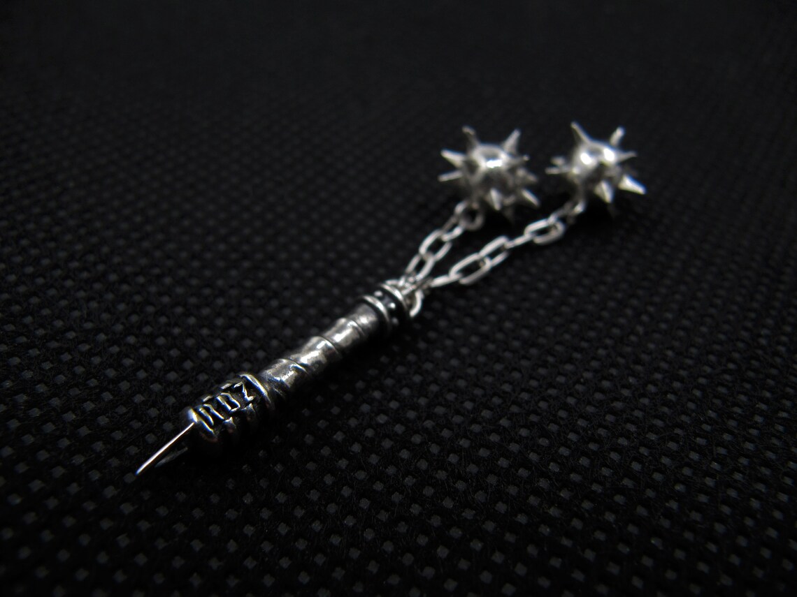 Ball and Chain Spiked Ball Flail Medieval Weapon Mace | Etsy