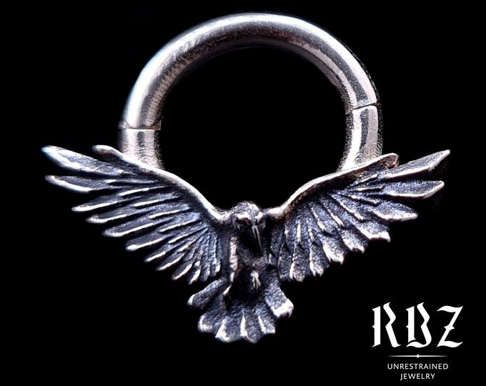 5 Skull Septum Ring, Massive, Oversized, Statement, Bold, Viking, Punk ...