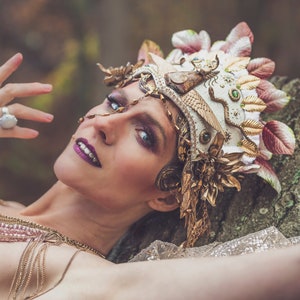 Priestess Crown, Scorpio Rising Headpiece, Bespoke Custom Headpiece ...