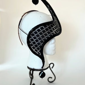 Black Lace Mask, Avant Garde Headpiece, Masquerade Mask, Designer Mask ...