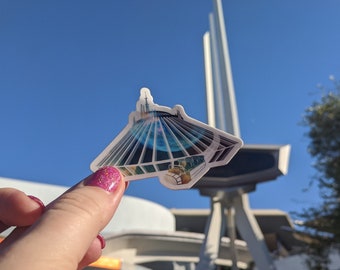 Disney Space Mountain Sticker Waterproof Original Attraction Poster - Etsy