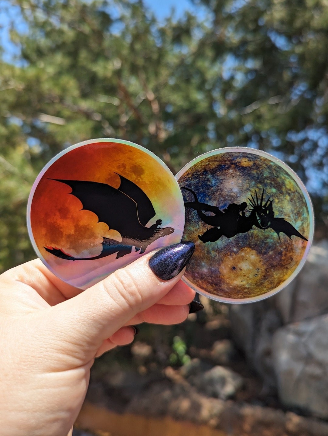 Holographic Sticker Set Inspired by How to Train Your Dragon ...