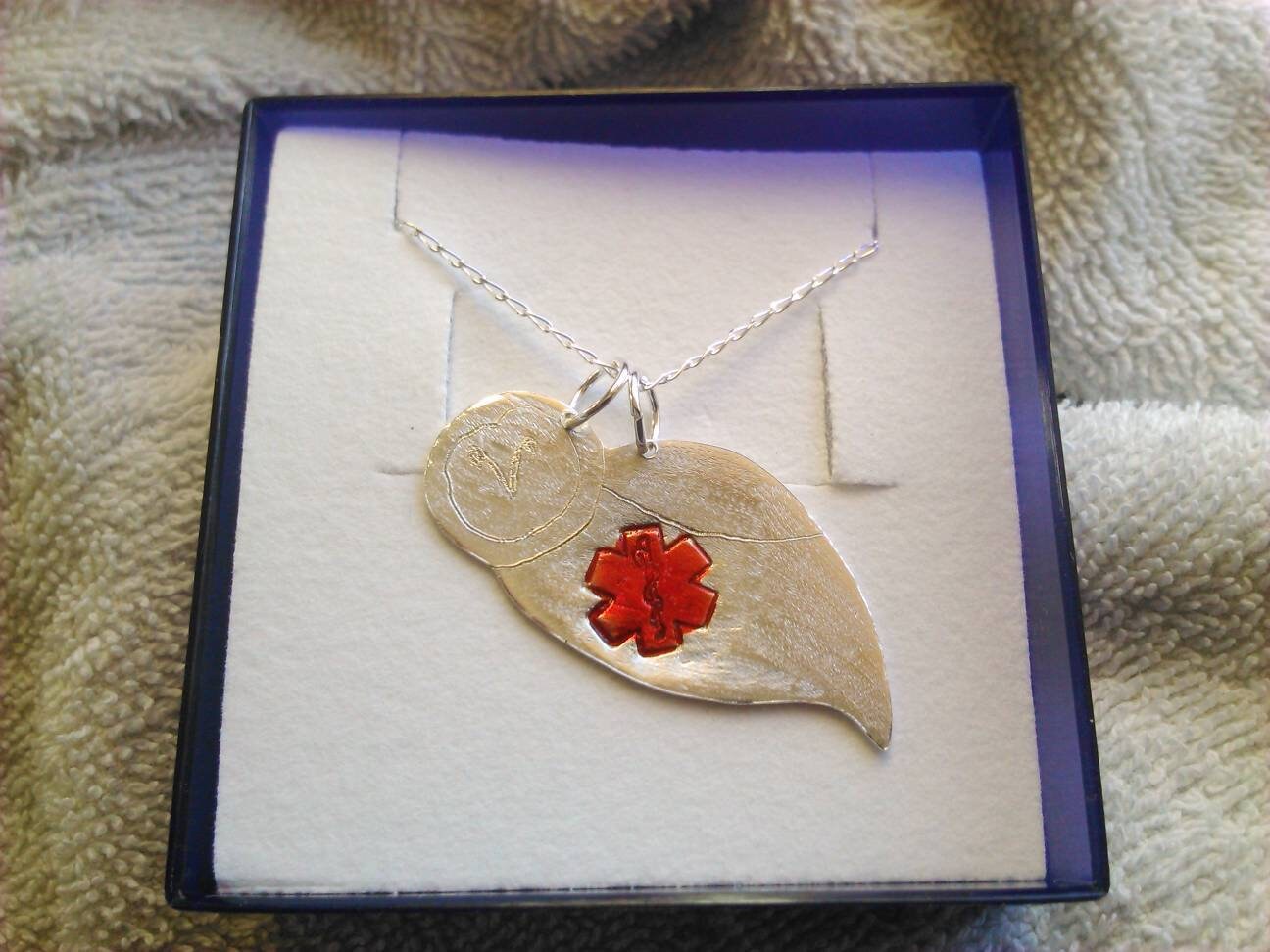 Steling Silver Medic Alert Necklace - Etsy