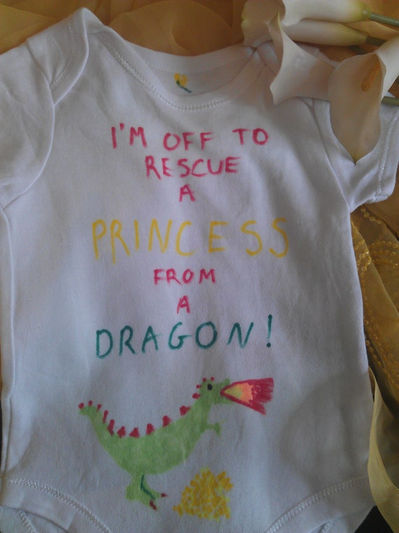 Rescue a Princess Baby Vest | Etsy