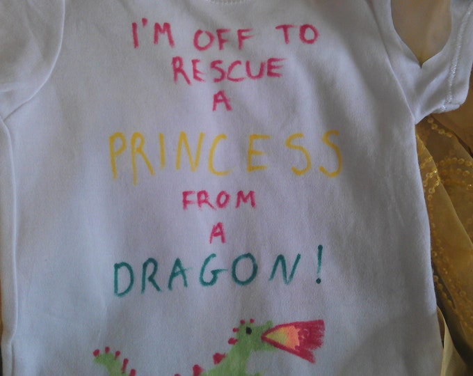 Rescue a Princess Baby Vest - Etsy