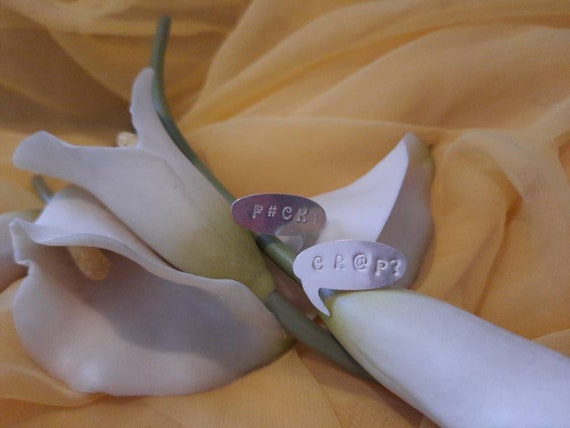 Sterling Silver Punctuation Swear Word Speech Bubble Stud | Etsy