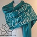 Custom Scripture Bible Verse Script Scarf, Family Scarf, Love Never ...