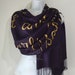 Custom Hebrew Alphabet Shawl, Custom Tallit Jewish Script Gifts for ...