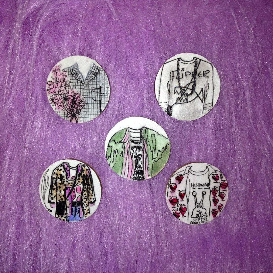 Kurt Cobain Nirvana Pin Collection - Etsy UK