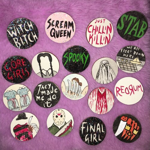 It Halloween Horror Pin Collection - Etsy