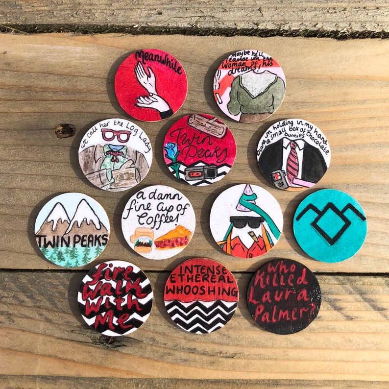Twin Peaks Pin Badge Collection | Etsy