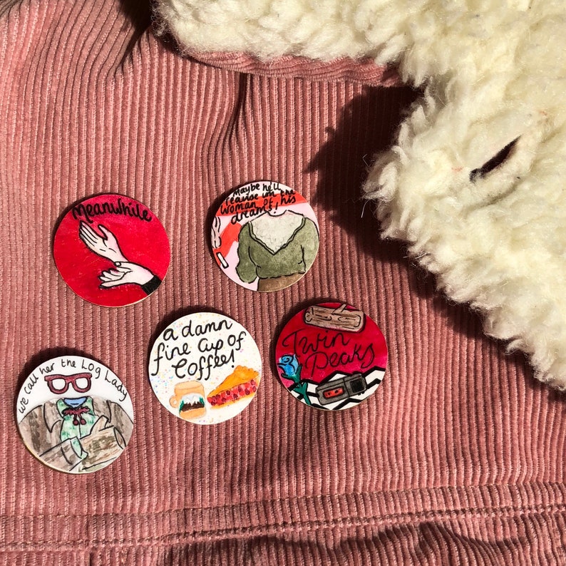 Twin Peaks Pin Badge Collection | Etsy