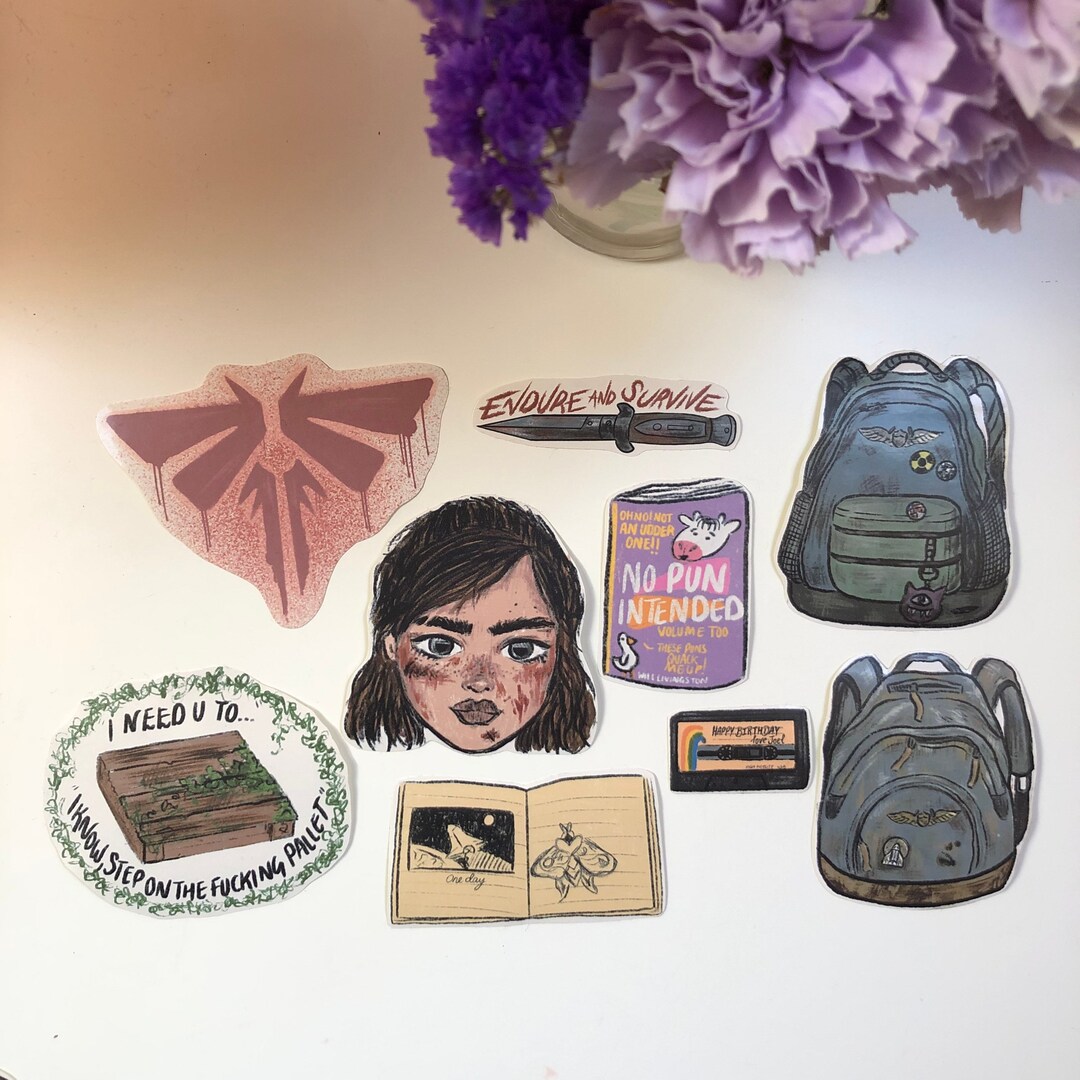 TLOU Ellie Williams Sticker Set - Etsy UK