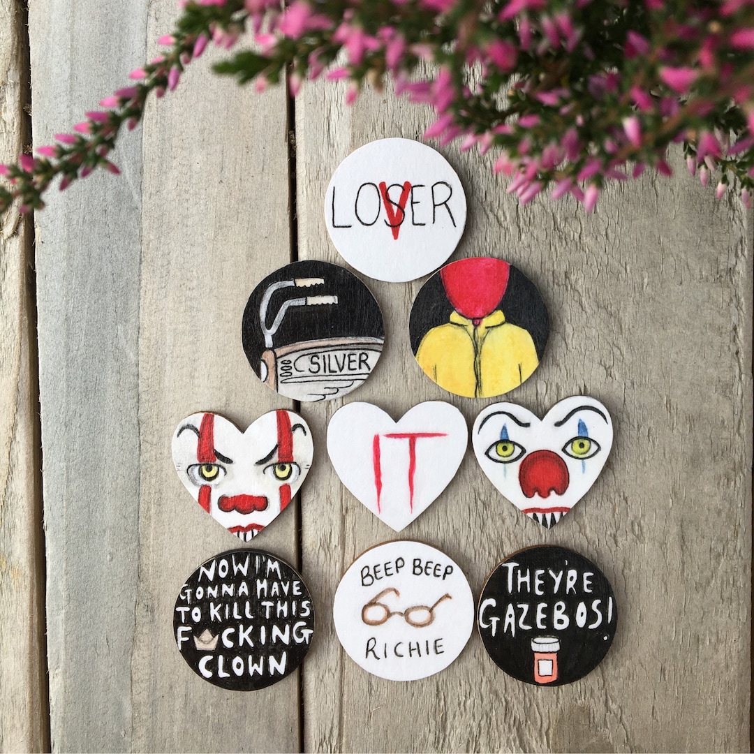 It Halloween Horror Pin Collection - Etsy