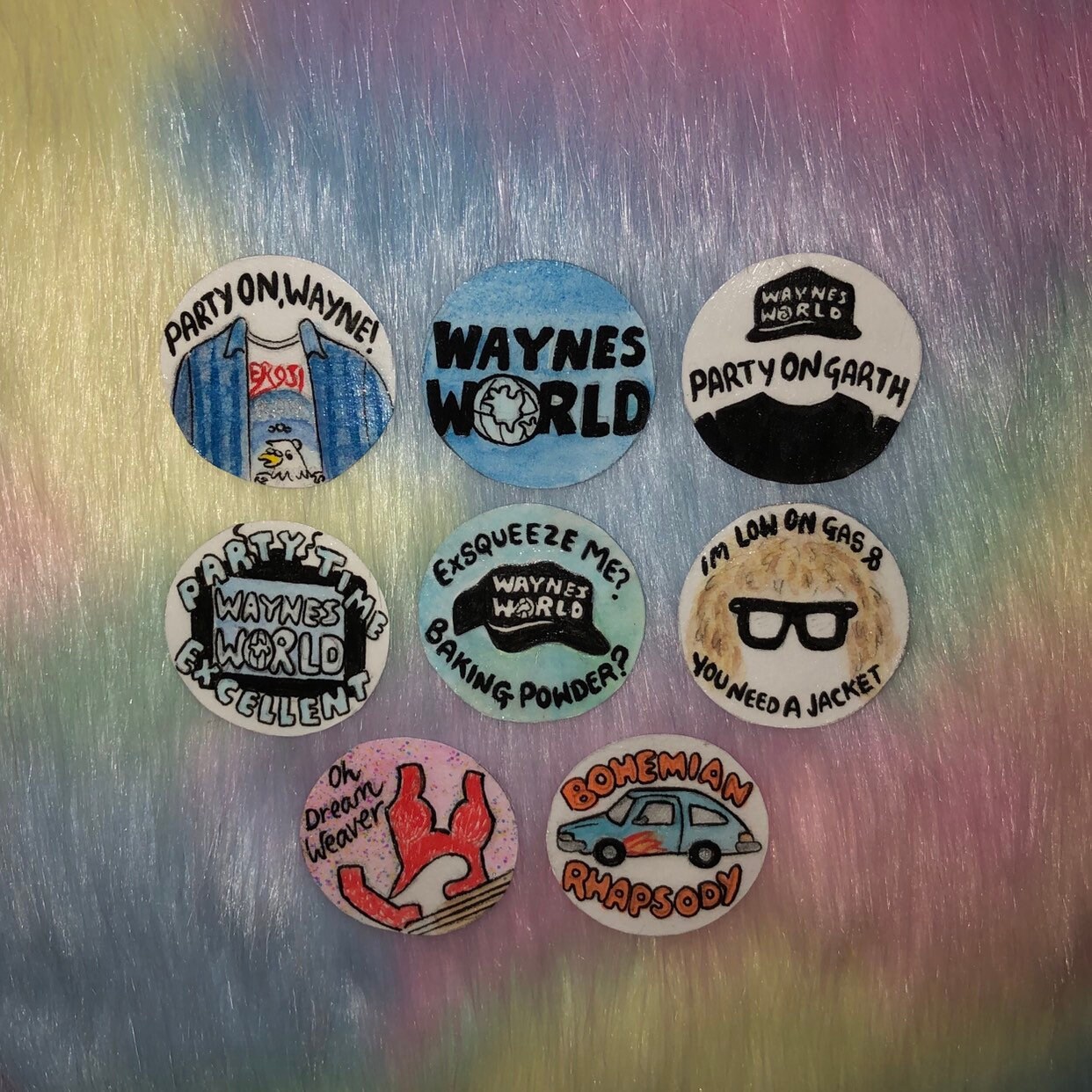 Wayne's World Pin Badge Handmade Collection - Etsy