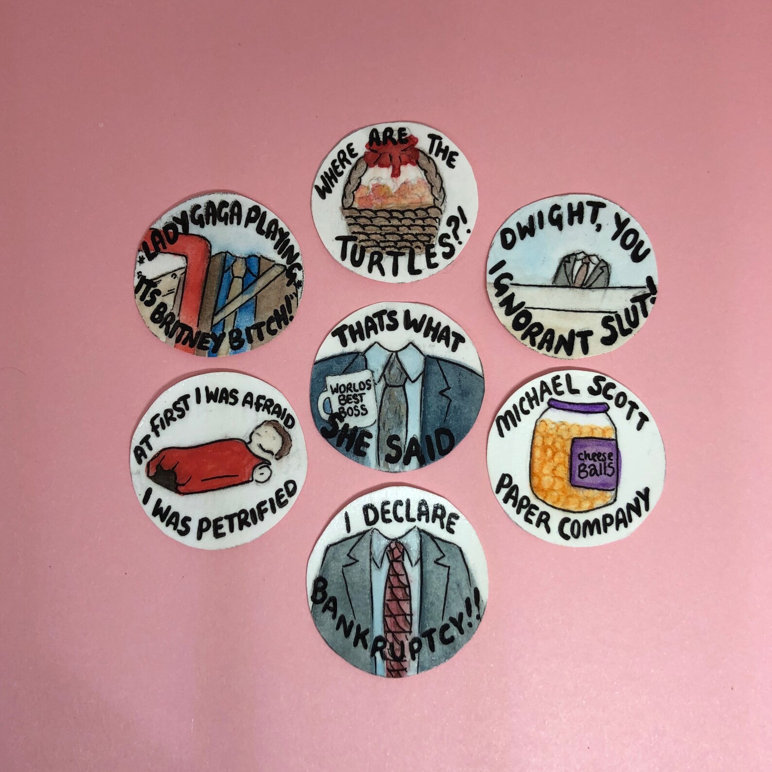 The Office Pin Badge Collection | Etsy