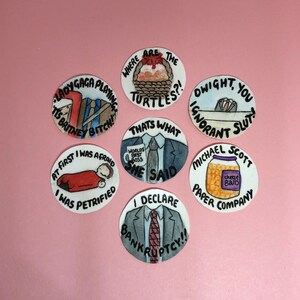 The Office Pin Badge Collection - Etsy