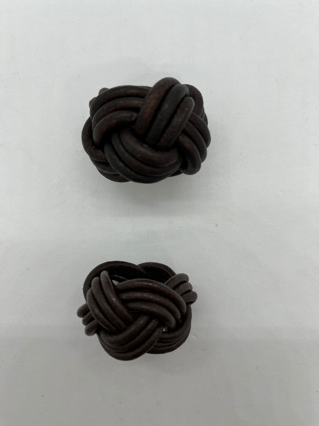 Turk’s Head Woggle Leather Scout Neckerchief Slide Handmade - Etsy