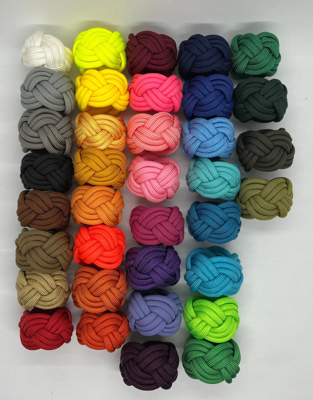 Turk’s Head Woggle Paracord Scout Neckerchief Slide Handmade - Single ...