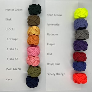 Turk’s Head Woggle Paracord Scout Neckerchief Slide Handmade - Two ...