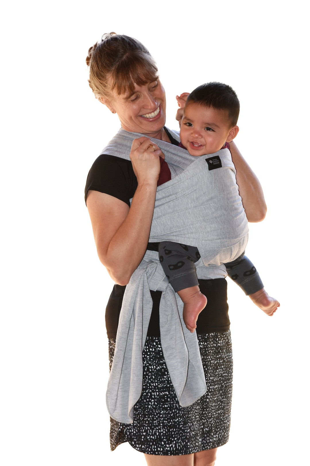 Soft Cotton Baby Wrap, Stretchy Sling, Nursing Cover, Newborn to ...