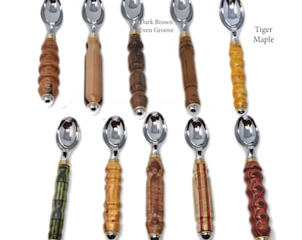 Ice Cream Scoop With Hand turned Wooden Handle Etsy