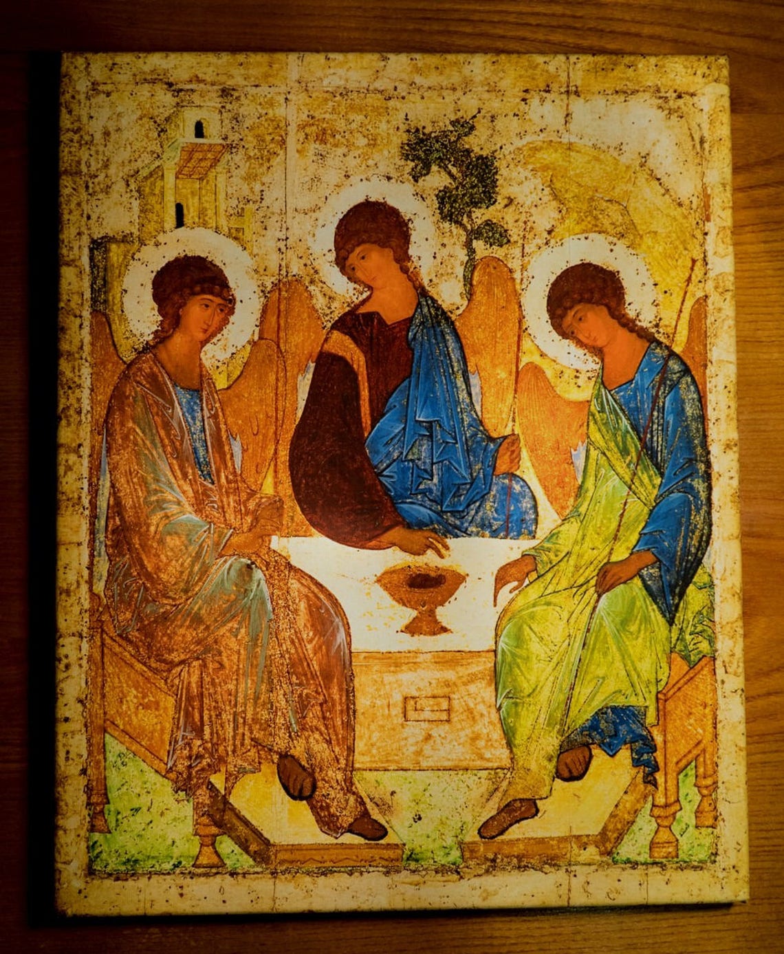 Holy Trinity Icon Rublev Trinity Print Three Angels Painting - Etsy ...