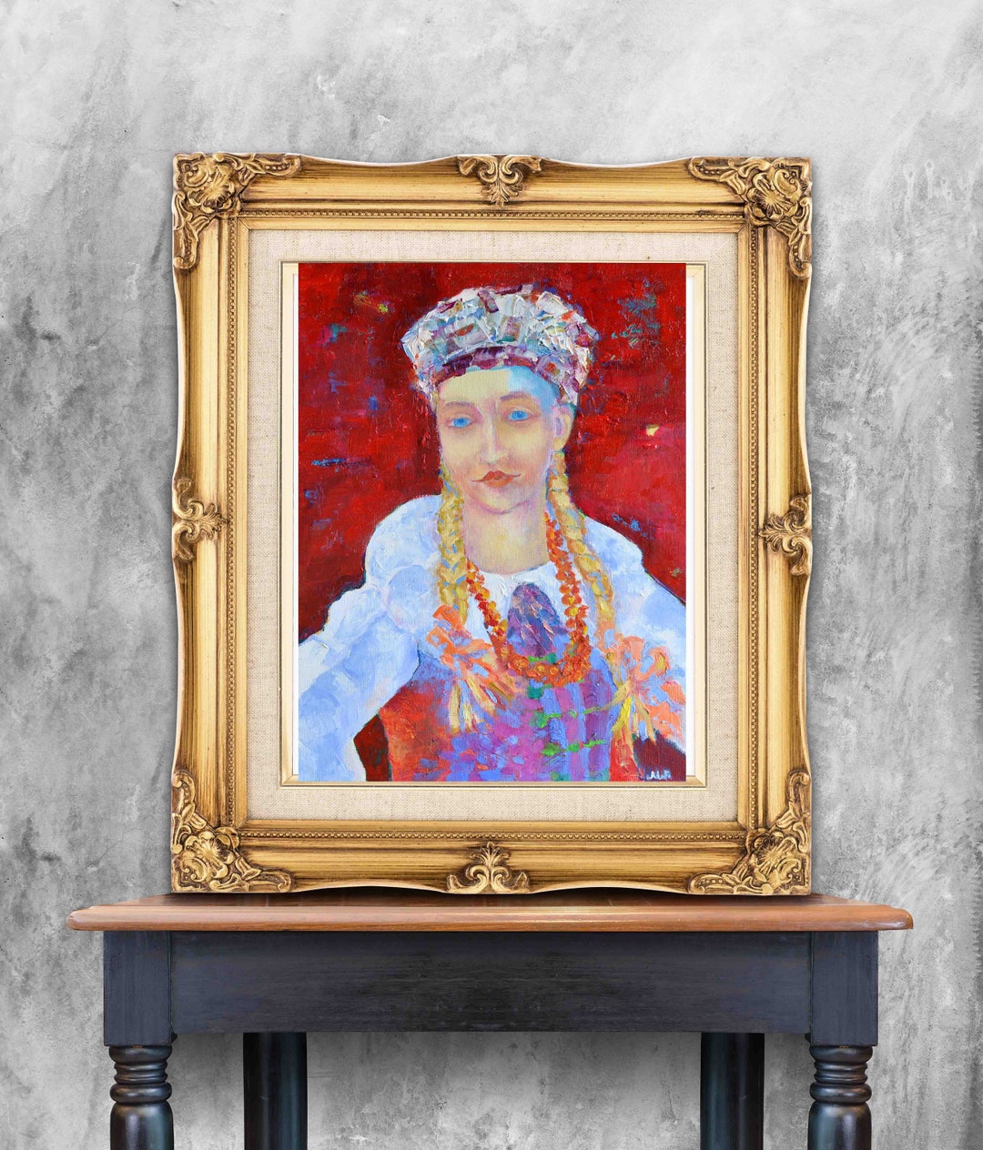 Polish Folk Art Polish Wall Art Polish Wall Hanging Poland Painting ...