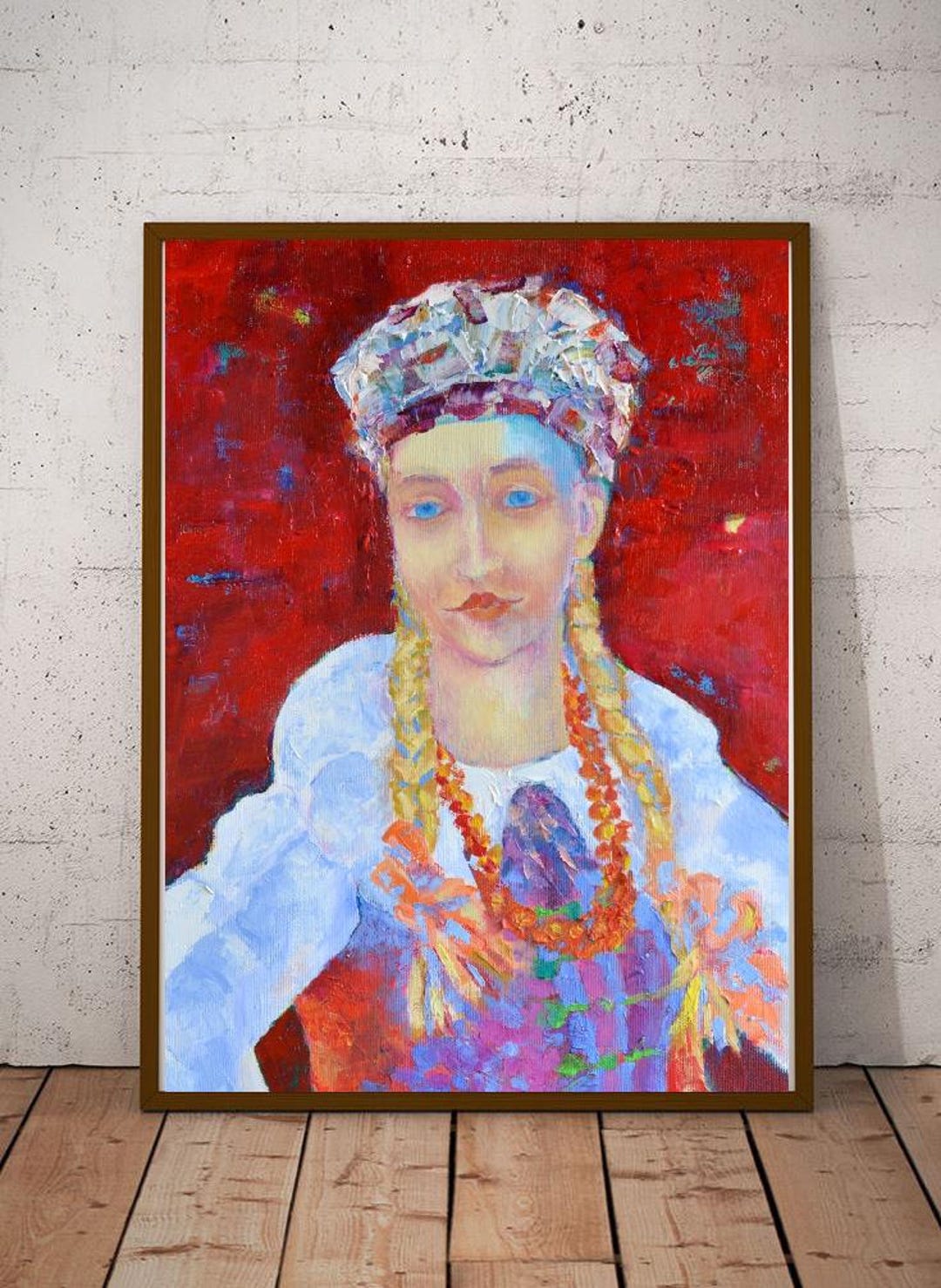 Polish Folk Art Polish Wall Art Polish Wall Hanging Poland Painting ...